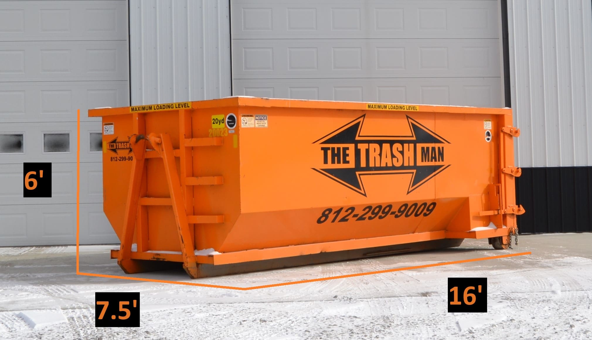 Roll-Off Dumpster - The Trash Man